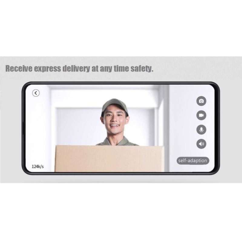 Jual Xiaomi Bel Pintu Smart With Camera Zero Ai Face Identification Di ...