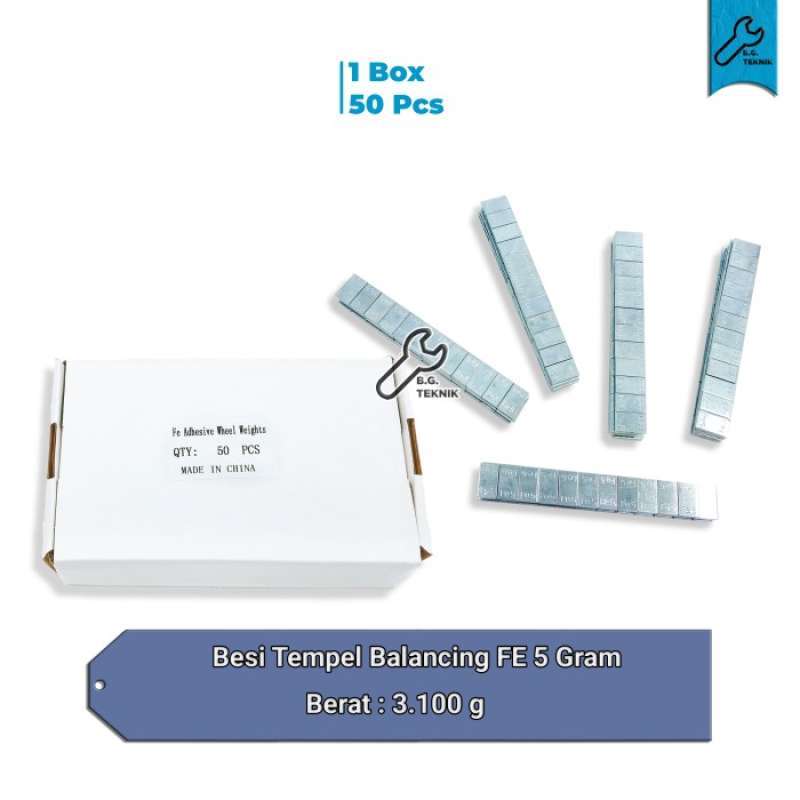 Promo Besi Tempel 5Gr Balancing Spooring Fe 1Box Wheel Balancer Diskon ...