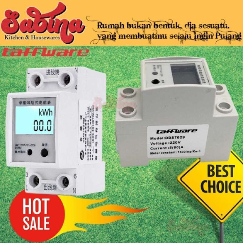 Promo KWH Meter Pintar Pengukur Listrik Smart Power Voltmeter Wattmeter 220V Diskon 23% di ...