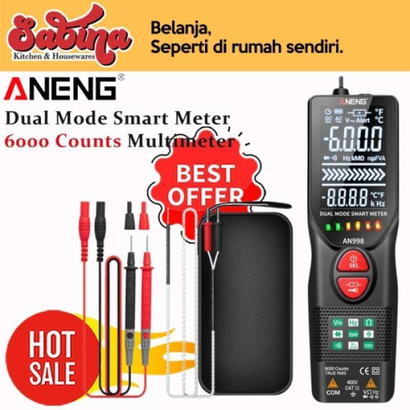 Promo Slim Multimeter Multitester Digital Voltage Tester Pengukur Arus ...