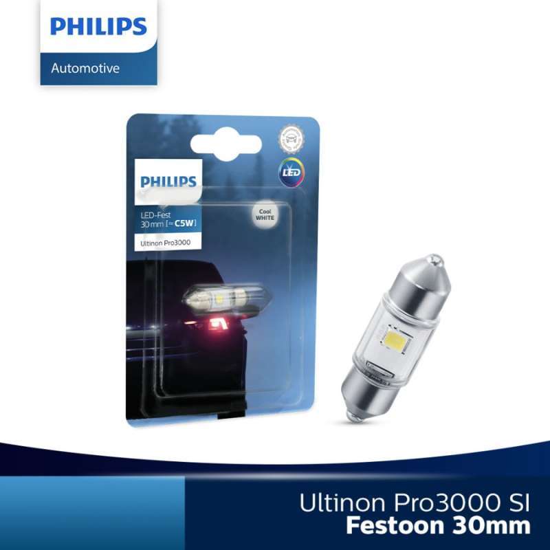 Jual Lampu Kabin Mobil Philips Led Ultinon Pro3000 Festoon 30mm Di ...