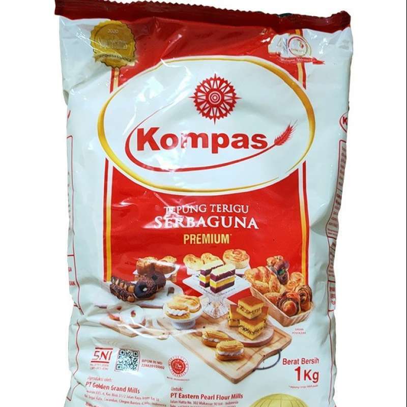 Promo TERIGU KOMPAS TEPUNG TERIGU MURAH 1KG 1 KG Diskon 37% di Seller ...
