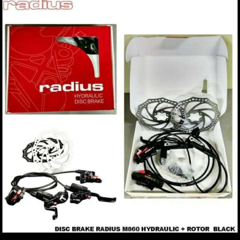Promo rem discbrake/disc brake/cakram sepeda hidrolik/hydraulic radius ...