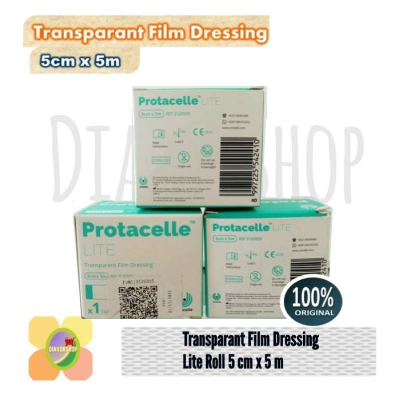 Jual Protacelle Lite Roll - Transparent Film Dressing Roll - Waterprof ...