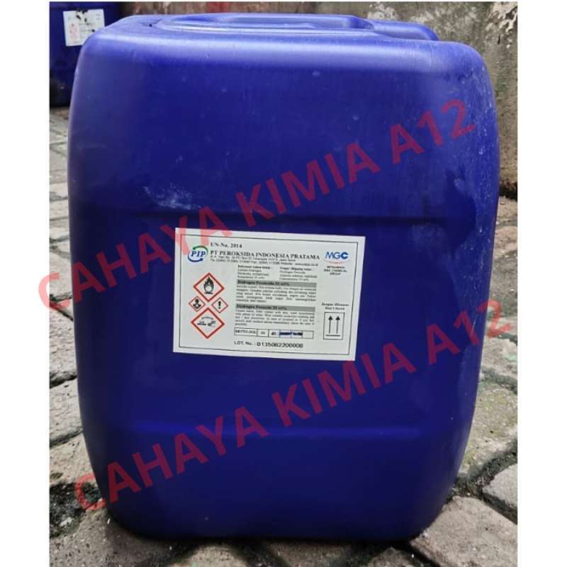Jual H2o2 Pip Food Grade 35% Hydrogen Peroxide 1 Jerigen 30 Kg Instant ...