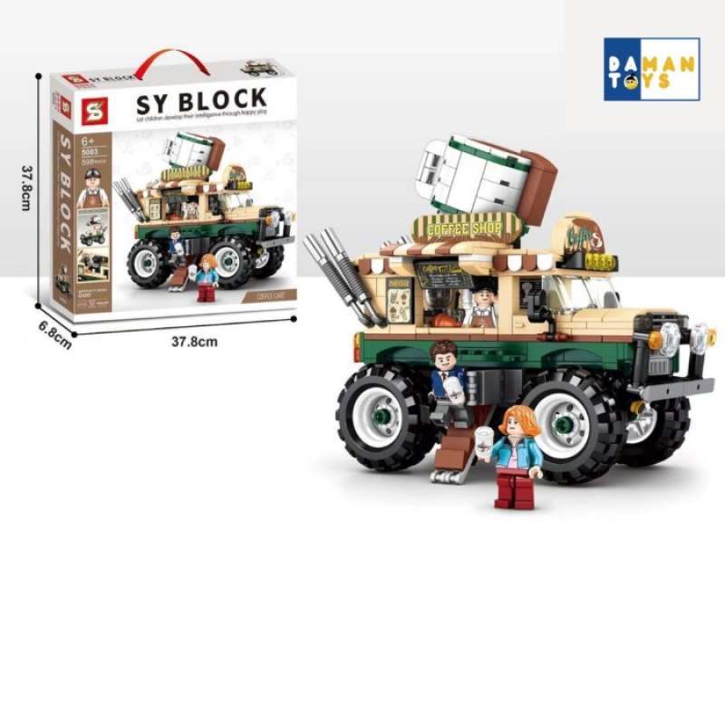 Jual Sembo Block Bricks Famous Fast Food Truck Street Foodstall Mobil ...