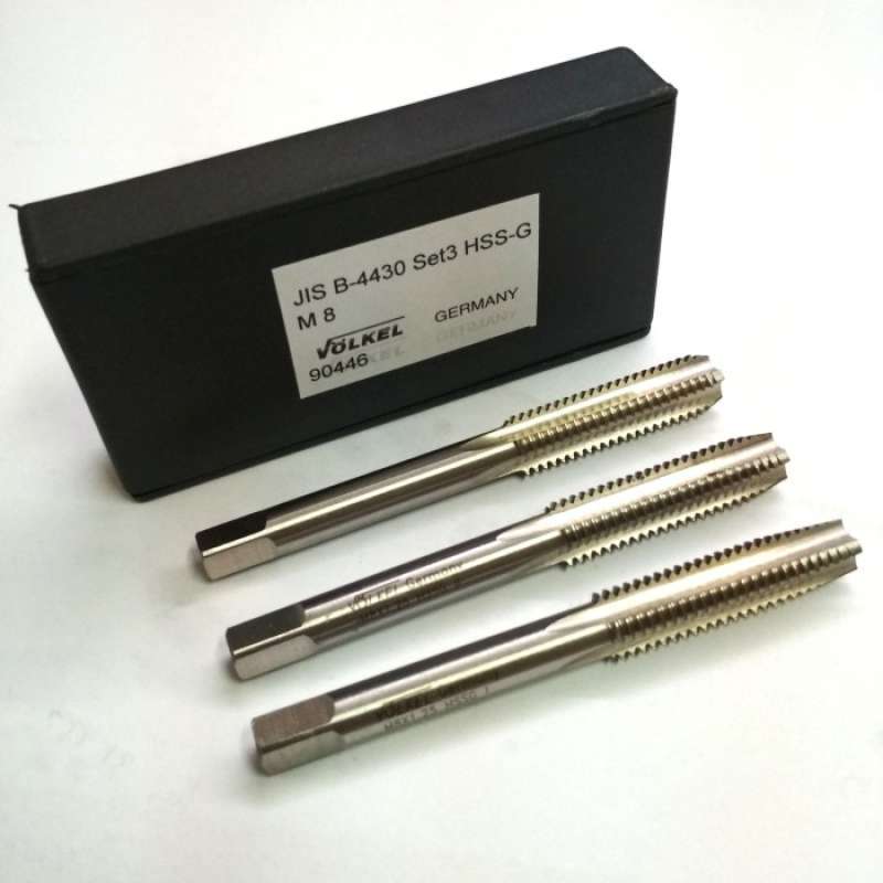 Promo HAND TAP M8 X 1.25 JIS HSSG Art.90446 VOLKEL GERMANY Diskon 23% di Seller Berkah Mulia ...
