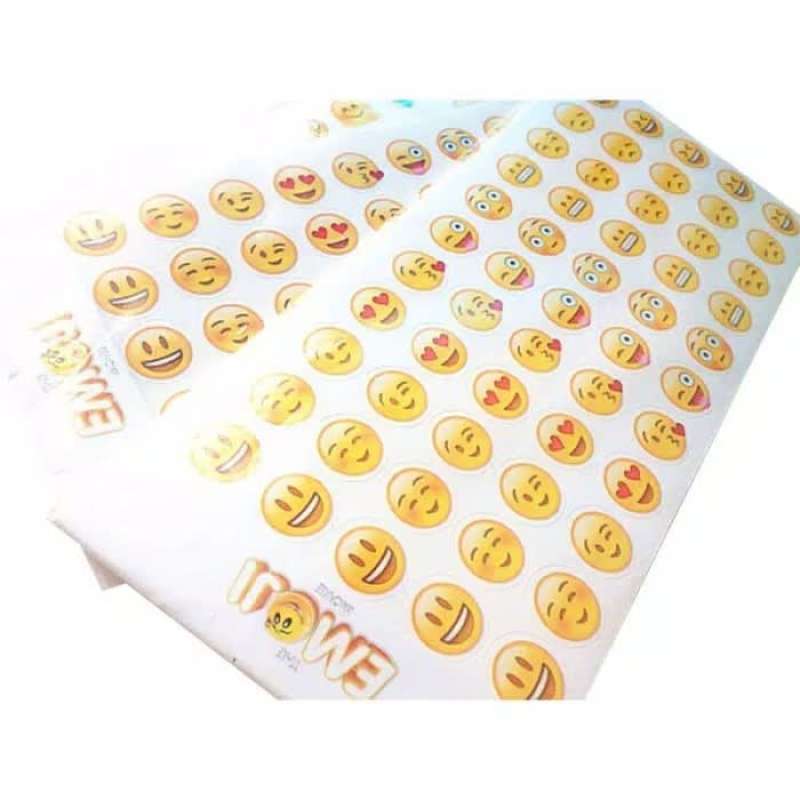 Jual Stiker Emoji Emoticon Sticker 1 set 3 lembar Limited di Seller ...