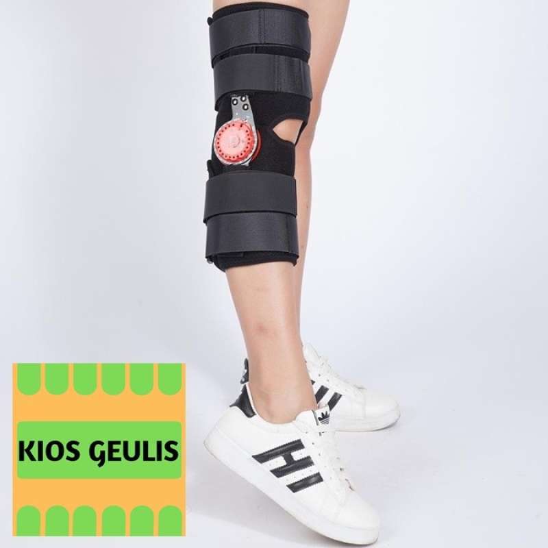 Jual Hinged Knee Soft Brace With Rom Deker Penyangga Lutut ...