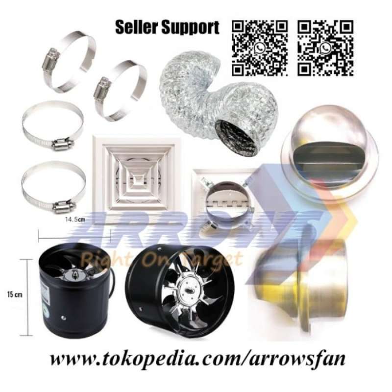 Promo PAKET SET LENGKAP Booster Fan 6 inch Inline Fan 6 inch Blower ... Promo PAKET SET LENGKAP Booster Fan 6 inch Inline Fan 6 inch Blower ...