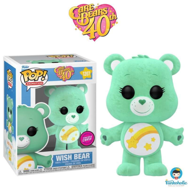 Jual Funko POP! Care Bears 40th - Wish Bear (Flocked) [Limited CHASE] #1207 di Seller FUNKOHOLIC ...