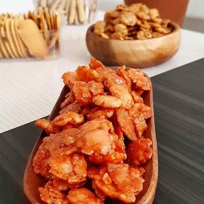 Jual Emping Melinjo 1kg Pedas Manis Renyah Matang Asli Produksi Limpung ...
