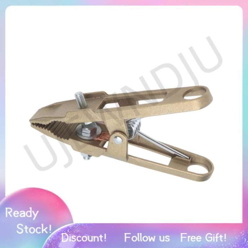 Promo Ground Clamp 600A Brass Earth High Strength A Shape Grounding W ...