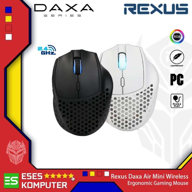Jual Mouse Rexus Daxa Air Mini Wireless RGB | Mouse Gaming di Seller ...