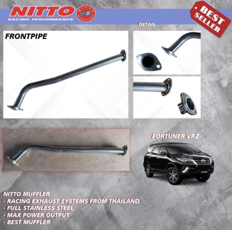 Promo Limited Nitto Racing Frontpipe Knalpot 2Gd Fortuner Innova Reborn ...