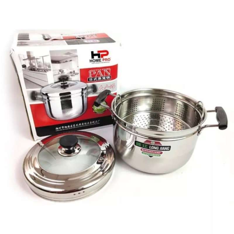 Promo Home Pro Panca Guna 23cm Stainless Steel Panci Kukusan Dandang ...