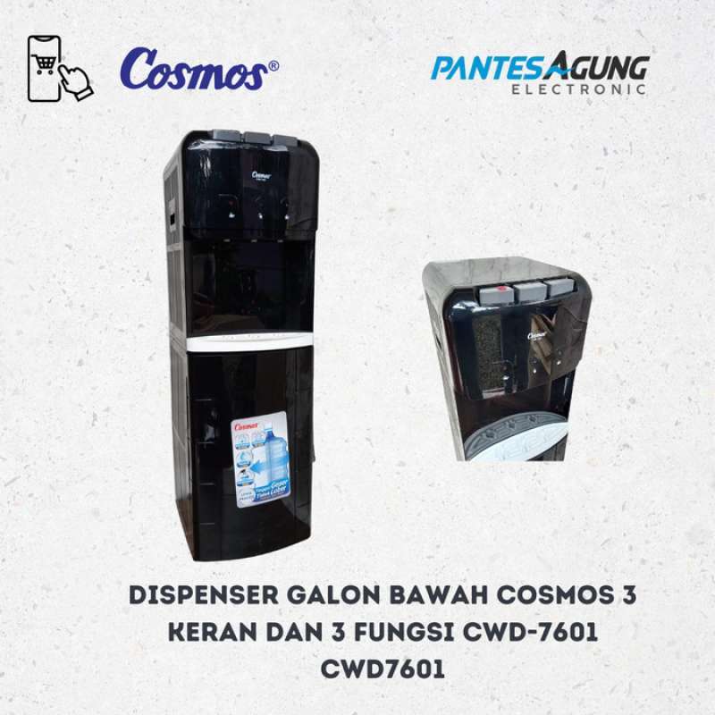 Jual Dispenser Galon Bawah Cosmos 3 Keran Dan 3 Fungsi Cwd-7601 Cwd7601 ...
