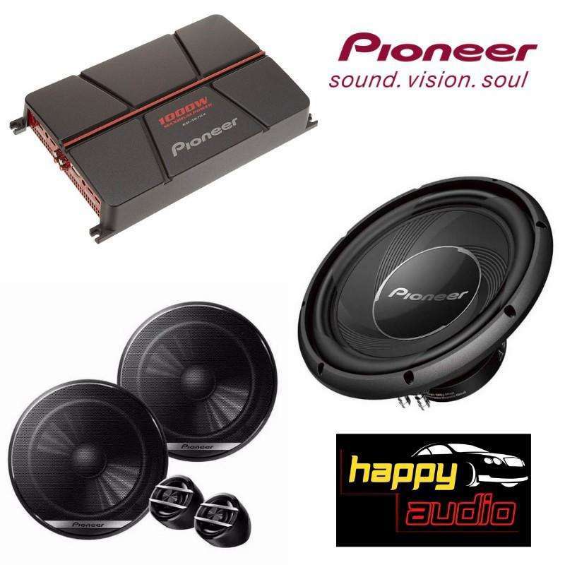 Jual Paket Audio Mobil Pioneer Subwoofer Pasif + Power + Split Ori Di ...