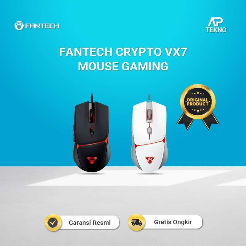 Jual Fantech Mouse Gaming CRYPTO VX7 Macro di Seller AP Tekno Surabaya - Mulyorejo, Kota ...