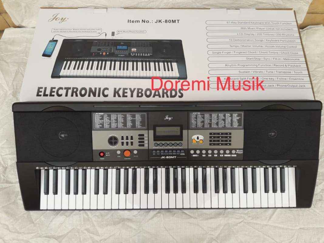 Jual Paket Keyboard Joy Jk 80 Mt Original + Stand Di Seller Nadala ...
