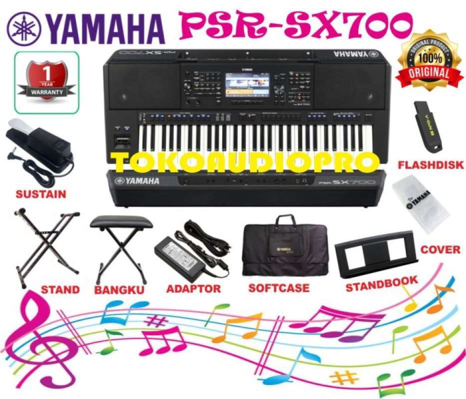 Promo yamaha psr sx700 / sx-700 / psr sx 700 keyboard paket Diskon 23% di Seller Nadala Store ...