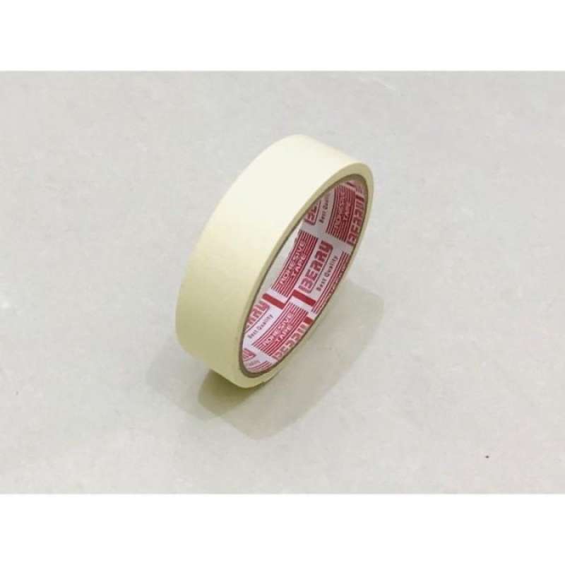 Jual Lakban Isolasi Kertas Masking Tape Berry 1 Inch 24 Mm X 10 Meter ...