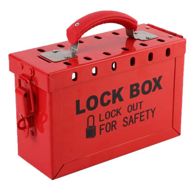 Jual Loto Box Safety Lockout Tagout Storage, Up To 13 Padlocks, A ...