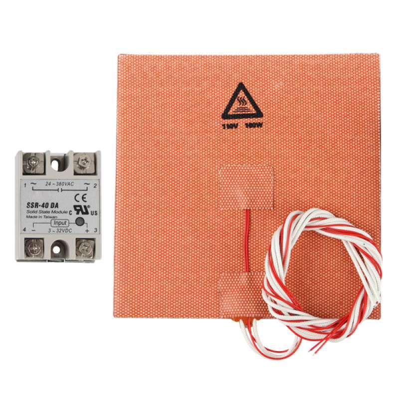 Promo 3D Printer 150x150mm Hot Bed Plate + Single-phase SSR-DA Solid ...