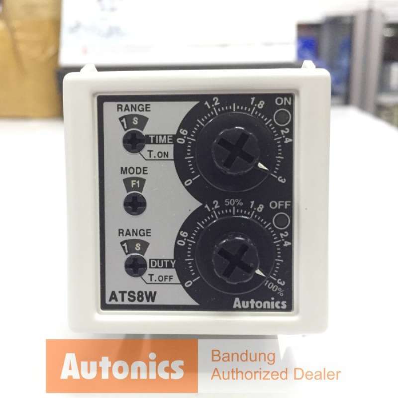 Jual Autonics Analog Timer Ats8w-43 100-240 Vac 24-240 Vdc 8 Pin ...