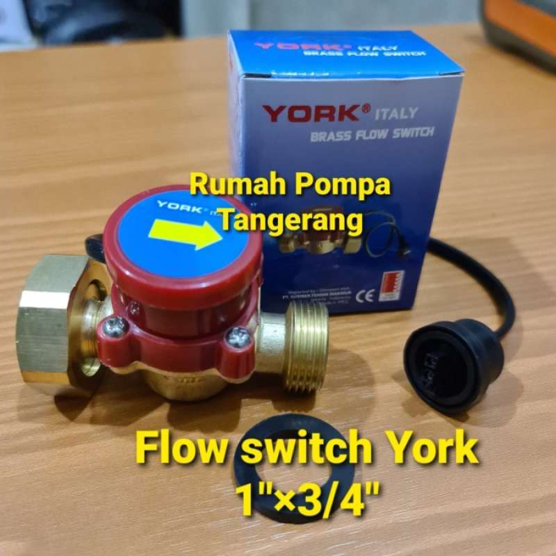 Jual Water Flow Switch Otomatis York Flow Switch York 1x3/4 Di Seller ...
