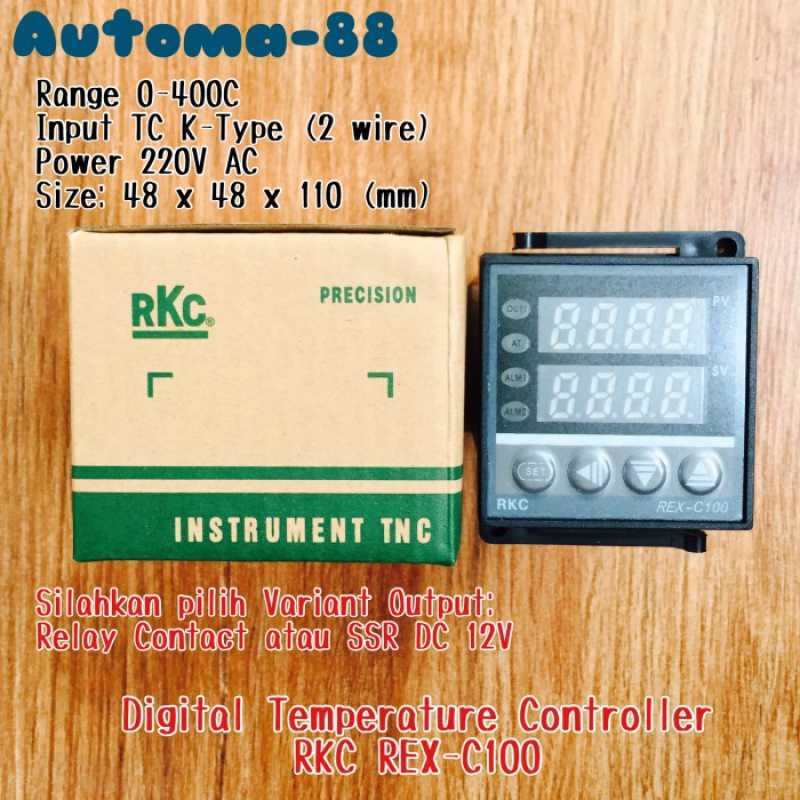 Jual Ac 220v Rkc Digital Pid Temperature Controller 0-400c Rex-c100 Di Seller Umar Store Tick ...
