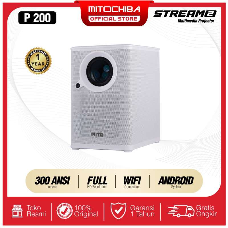 Promo Mito Multimedia Projector Stream 2 P200 | Smart Projector Diskon ...