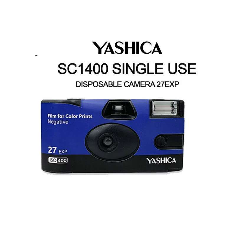 Promo Yashica Sc1400 Single Use Disposable Camera Is0400 27exp Diskon ...