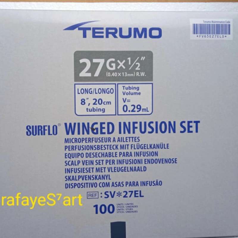 Jual Wing Needel 27g | Wing Terumo 27 G | Needle Jarum Kupu Kupu Di Seller Nur Nur Toko - Tegal ...