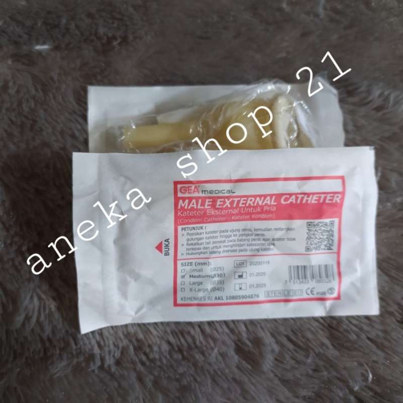 Jual Male External Catheter Gea Cateter Condom Kateter Pria Laki Kondom ...