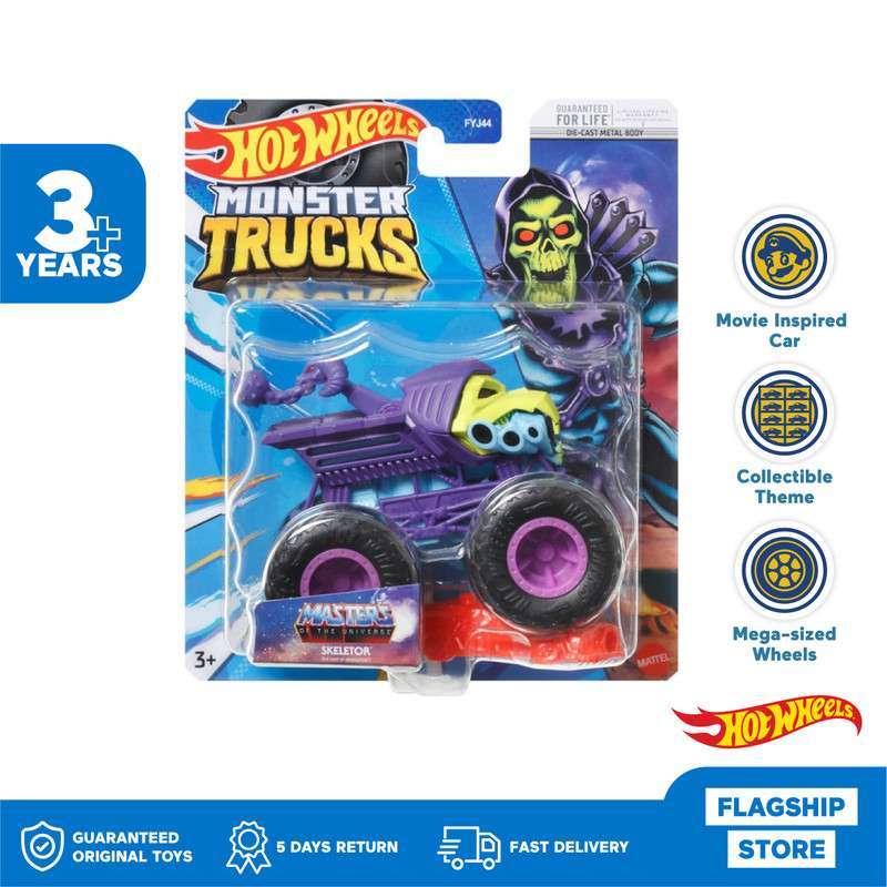 Jual Hot Wheels Monster Trucks MOTU Skeletor - Mainan Mobil Balap di ...