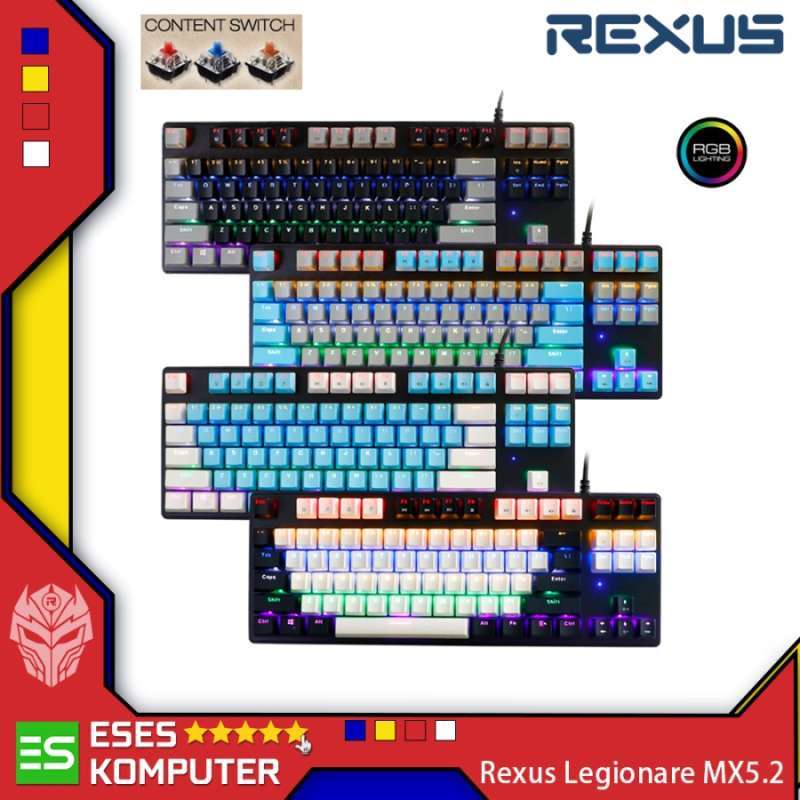 Jual Keyboard Rexus Legionare Mx5.2 Rgb | Content Switch | Keyboard ...