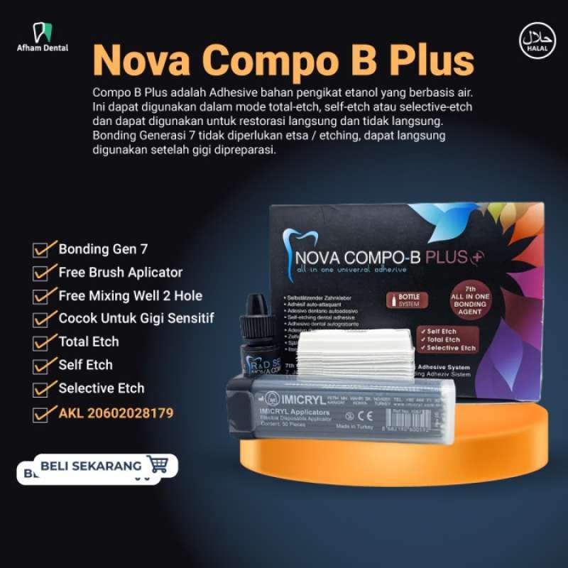 Promo BONDING GENERASI 7 UNIVERSAL / NOVA COMPO B IMICRYL Diskon 33% di Seller Nur Nur Toko ...