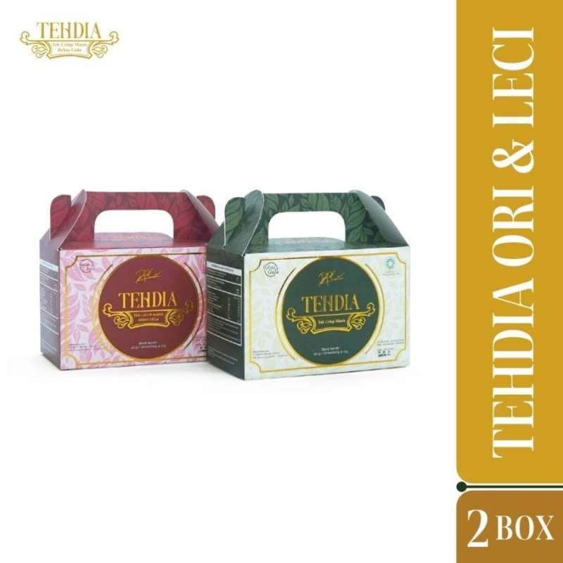 Jual TEHDIA Leci dan TEHDIA Ori Teh Celup Manis Bebas Gula 20s di ...