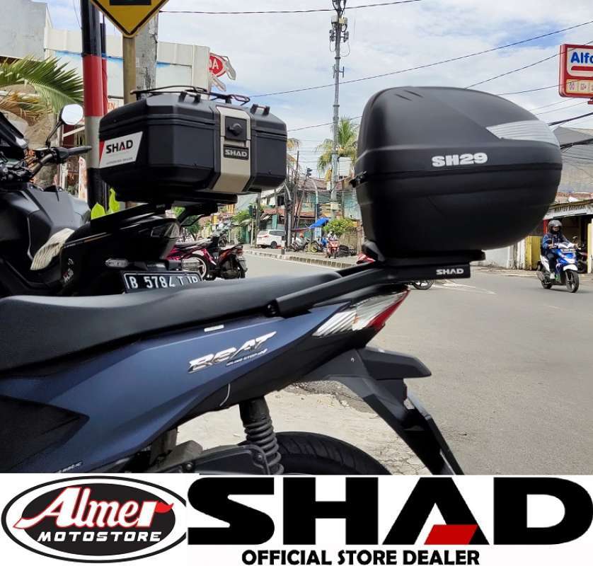 Jual Shad Sh29 + Shad Breket Honda Beat - Box Motor Di Seller Almer Helmet - Almer Motostore ...