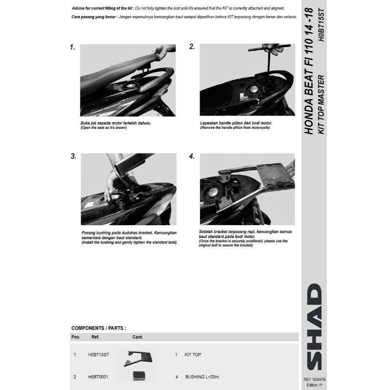 Jual Shad Sh29 + Shad Breket Honda Beat - Box Motor Di Seller Almer ...