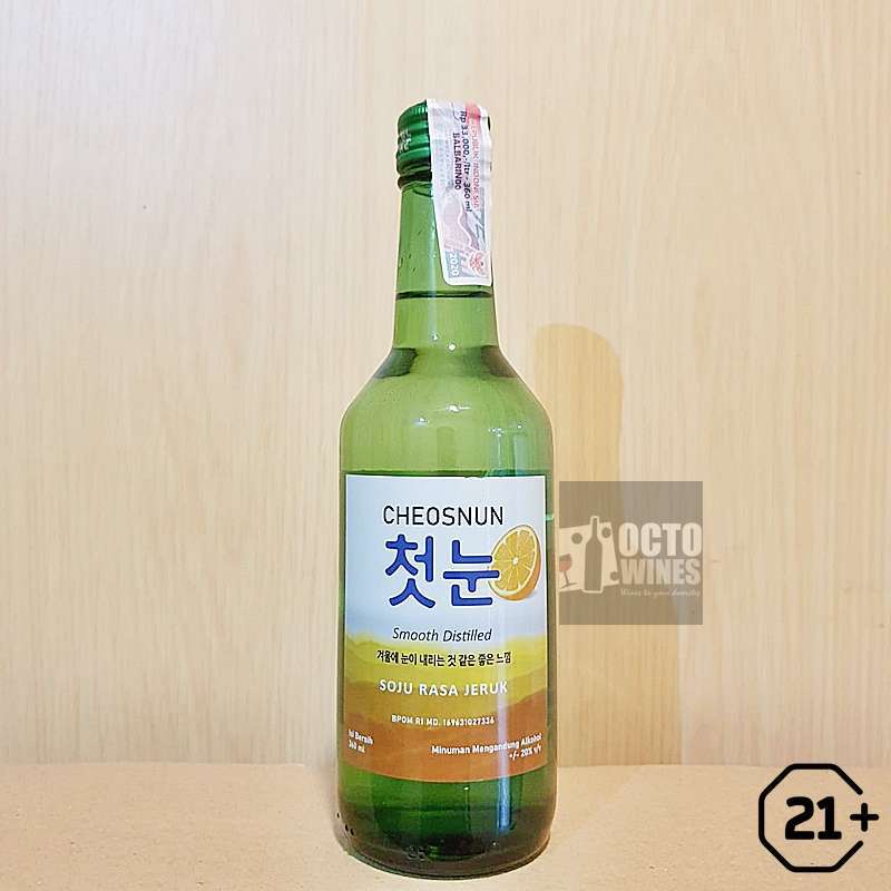 Jual ORIGINAL ASLI ORI Soju Cheosnun Cheos nun Rasa Orange Jeruk Khas ...