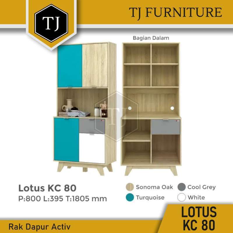 Jual Activ Kichen Cabinet Lotus KC 80 Lemari Dapur / Rak Kabinet Dapur ...
