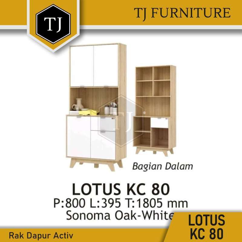 Jual Activ Kichen Cabinet Lotus KC 80 Lemari Dapur / Rak Kabinet Dapur ...