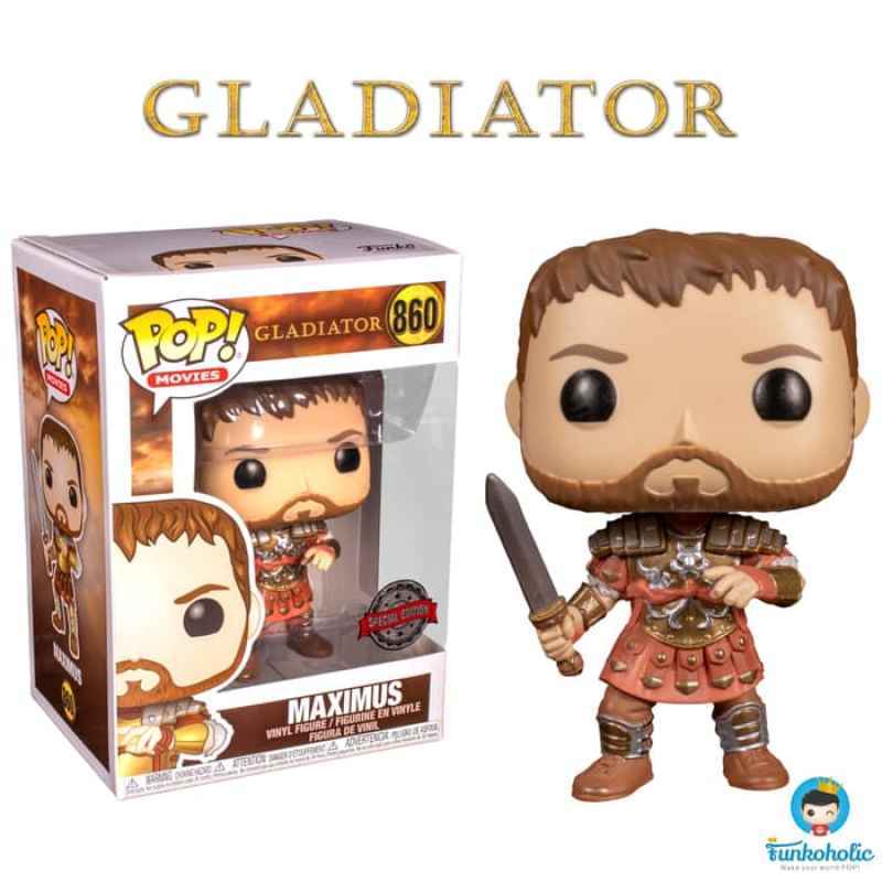 Promo Funko POP! Movies Gladiator - Maximus with Armor [Exclusive] #860 ...