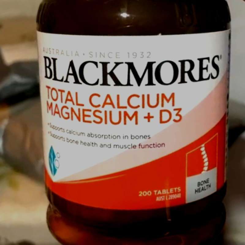 Jual Blackmores Total Calcium Magnesium+d3 - 200 Tabs / Vitamin Tulang ...