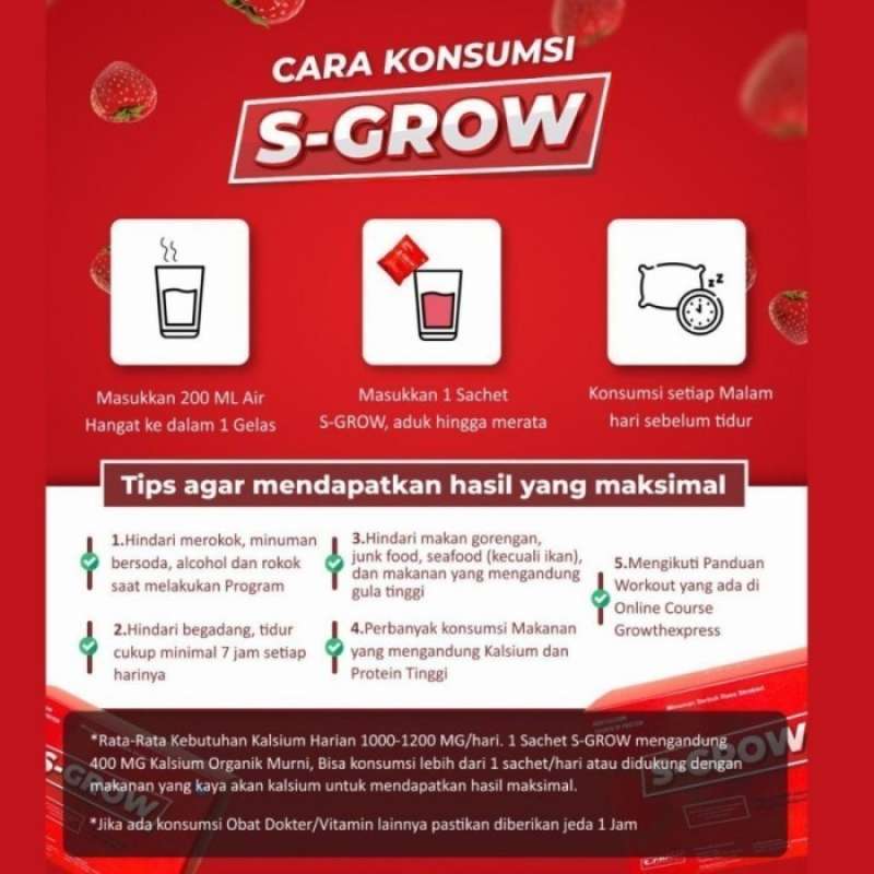 Jual Susu Peninggi Badan High Calcium Terbaik (s-grow) Di Seller Nur ...