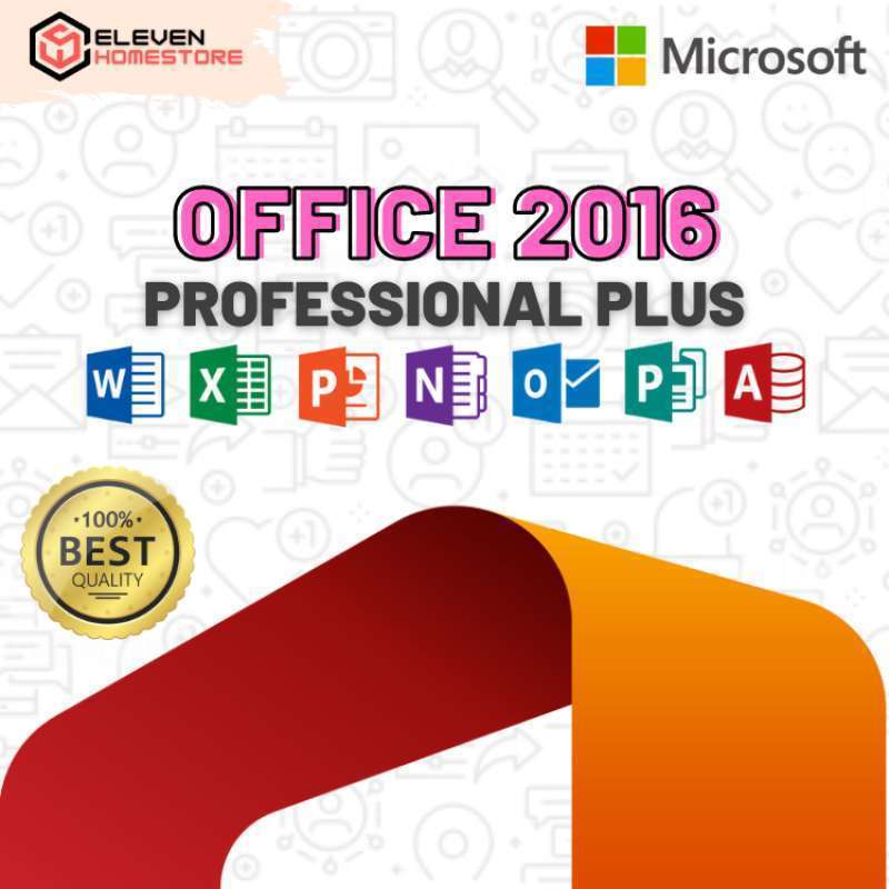 Promo Microsoft Office 2016 Pro Plus - Digital Key Aktivasi Original (ORIGINAL 100%) Diskon 5% ...