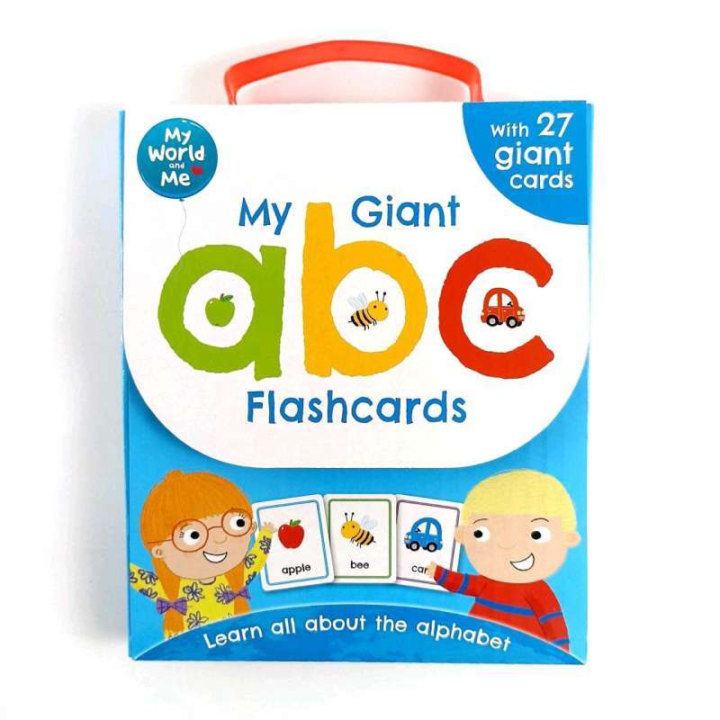 Promo My Giant Abc Flashcards With 27 Giant Cards Diskon 4% Di Seller ...