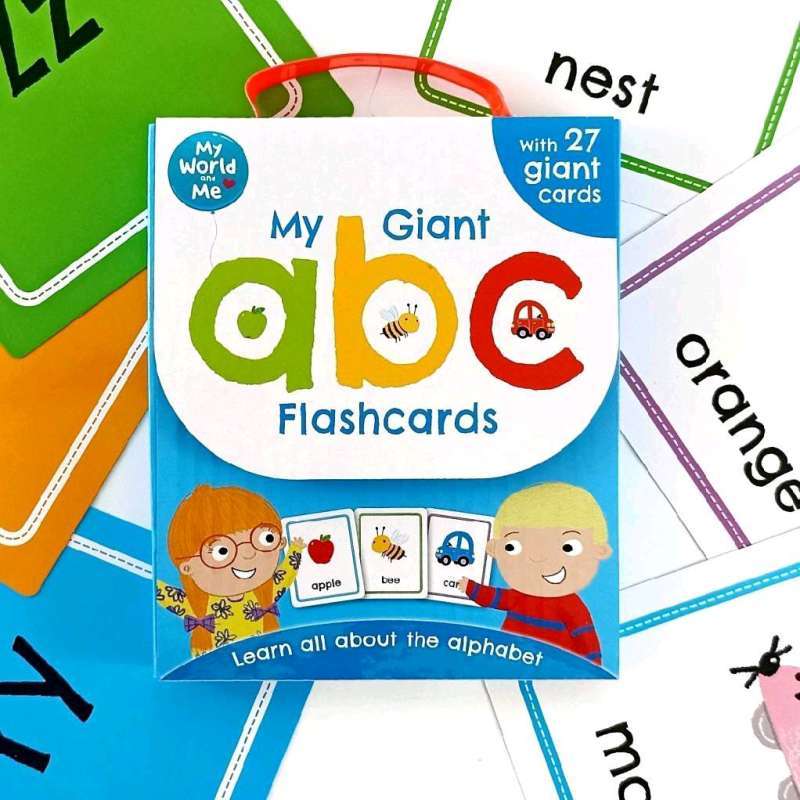Promo My Giant Abc Flashcards With 27 Giant Cards Diskon 4% Di Seller ...